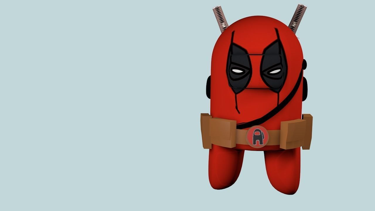 3D model Deadpool Among Us VR / AR / low-poly | CGTrader