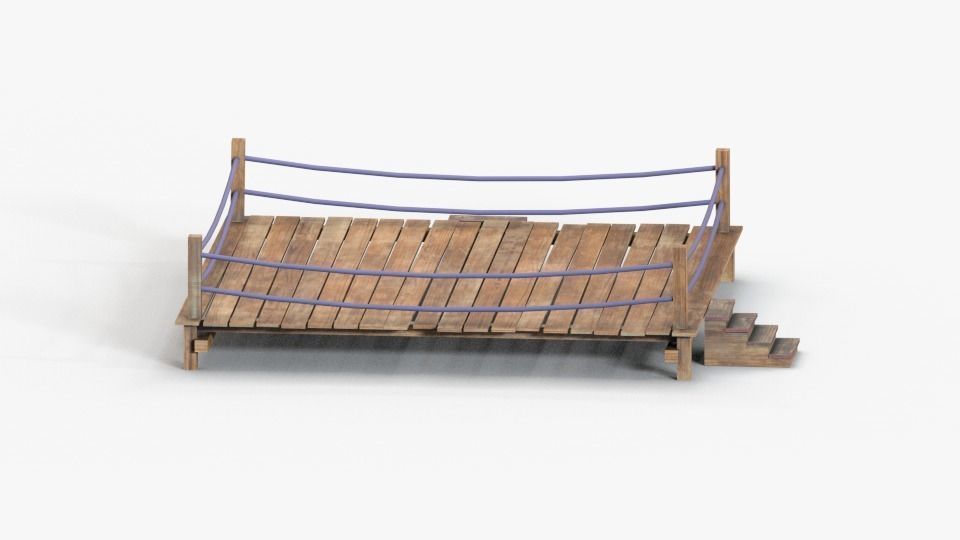 wood boxing ring free VR / AR / low-poly 3D model | CGTrader