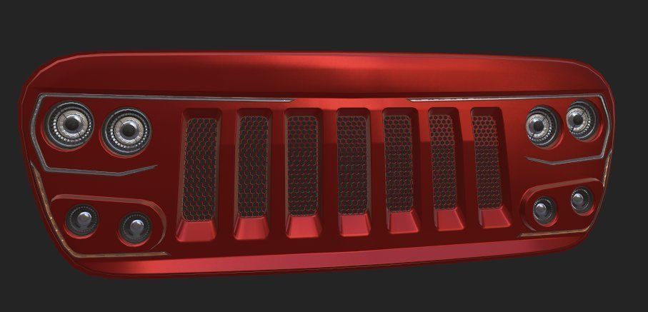 ORACLE LIGHTING VECTOR PRO SERIES GRILL 3D model | CGTrader