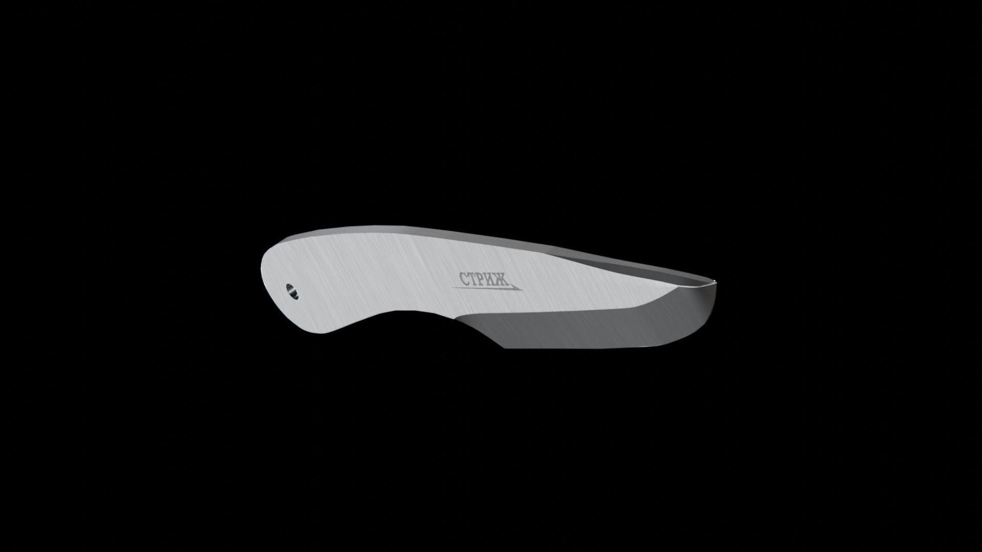 3D model Kizlyar Supreme Throwing Knife Blade VR / AR / low-poly | CGTrader