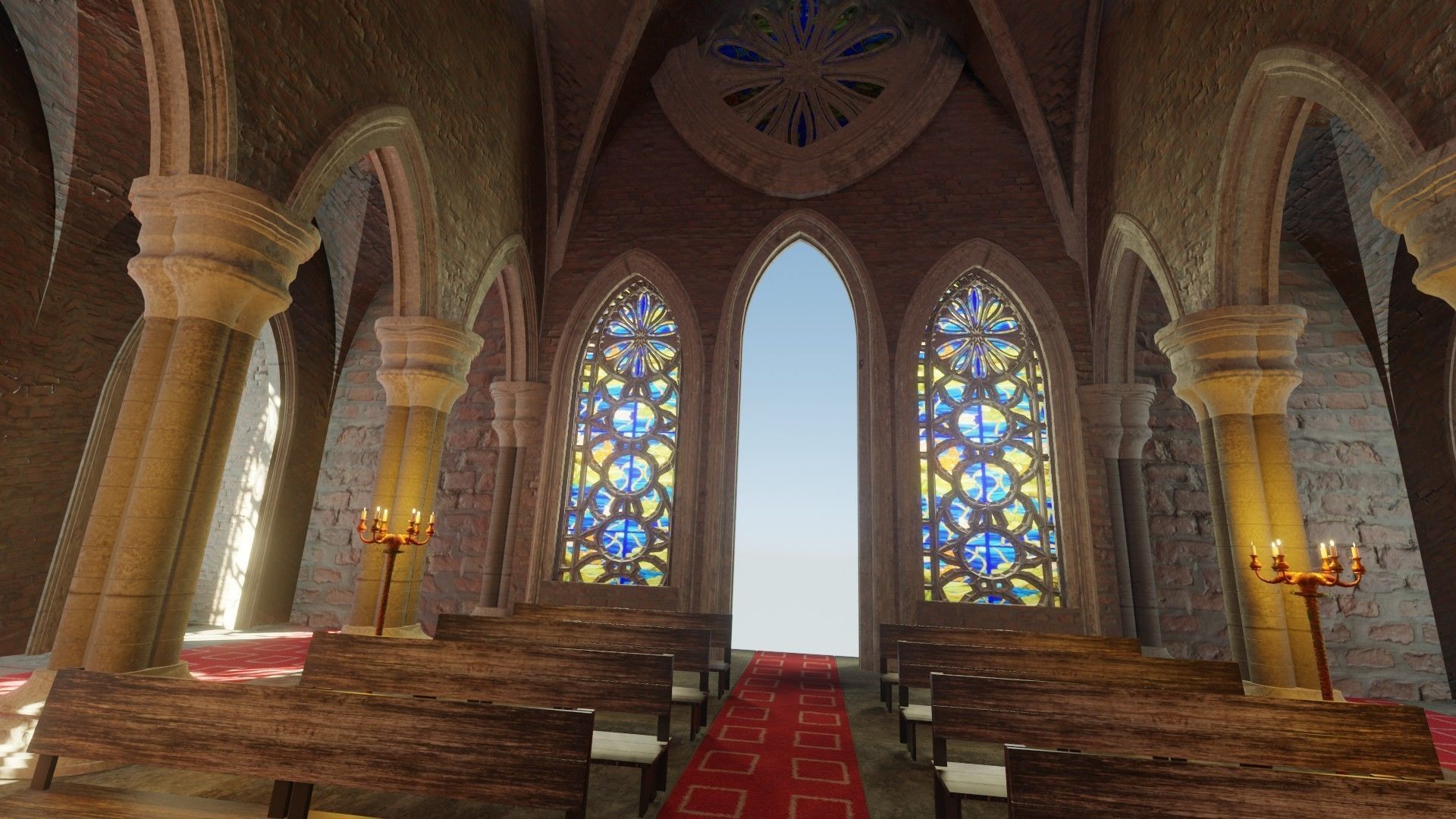 3D model Church cathedral VR / AR / low-poly | CGTrader