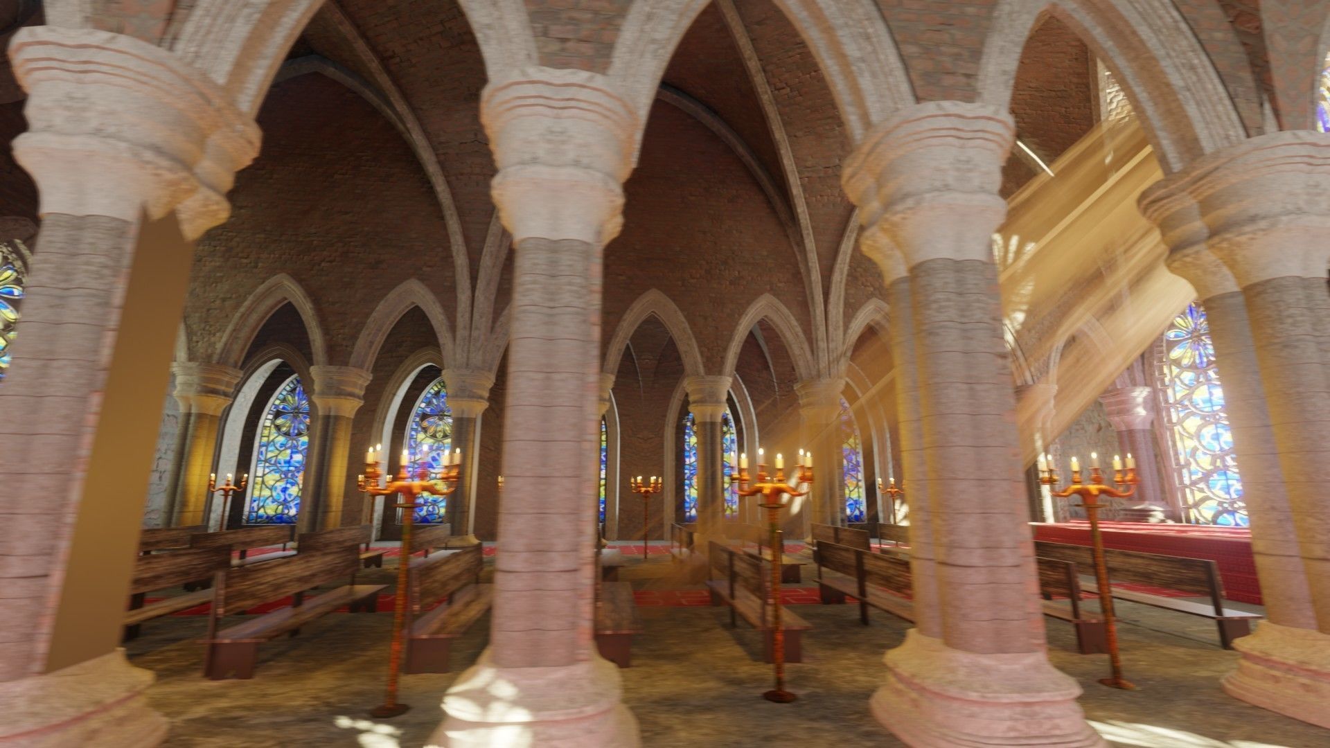 3D model Church cathedral VR / AR / low-poly | CGTrader