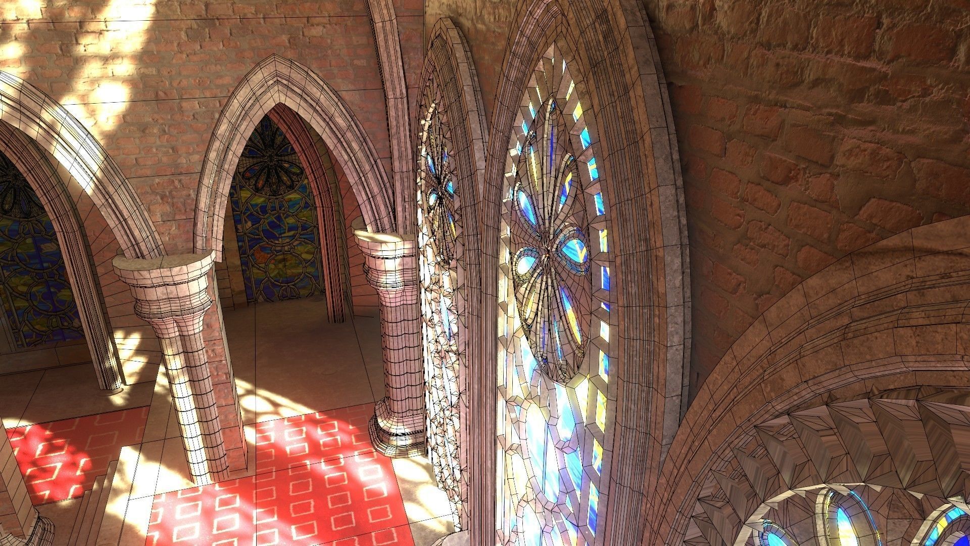 3D model Church cathedral VR / AR / low-poly | CGTrader