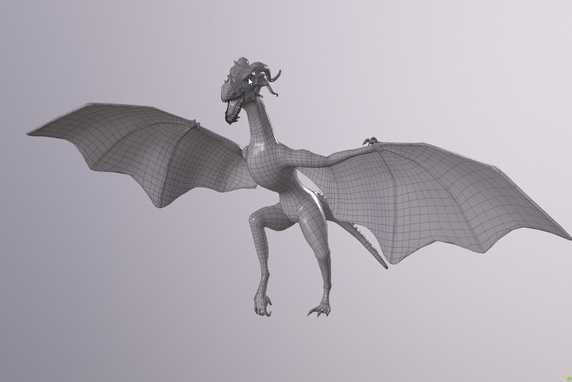 3D model Dragon-2309 bat with wings VR / AR / low-poly | CGTrader