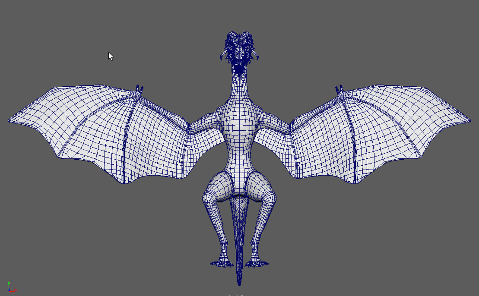 3D model Dragon-2309 bat with wings VR / AR / low-poly | CGTrader