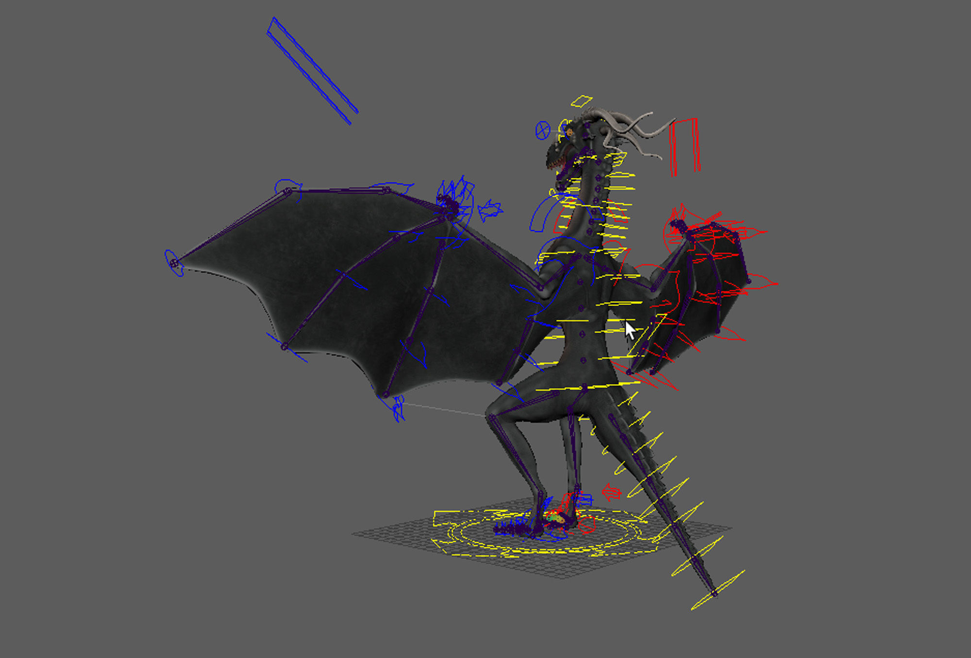 3D model Dragon-2309 bat with wings VR / AR / low-poly | CGTrader