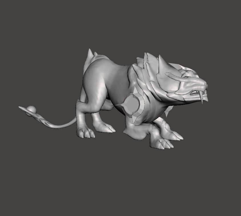 Cosmic Huntress Nidalee 3D Model 3D model 3D printable | CGTrader
