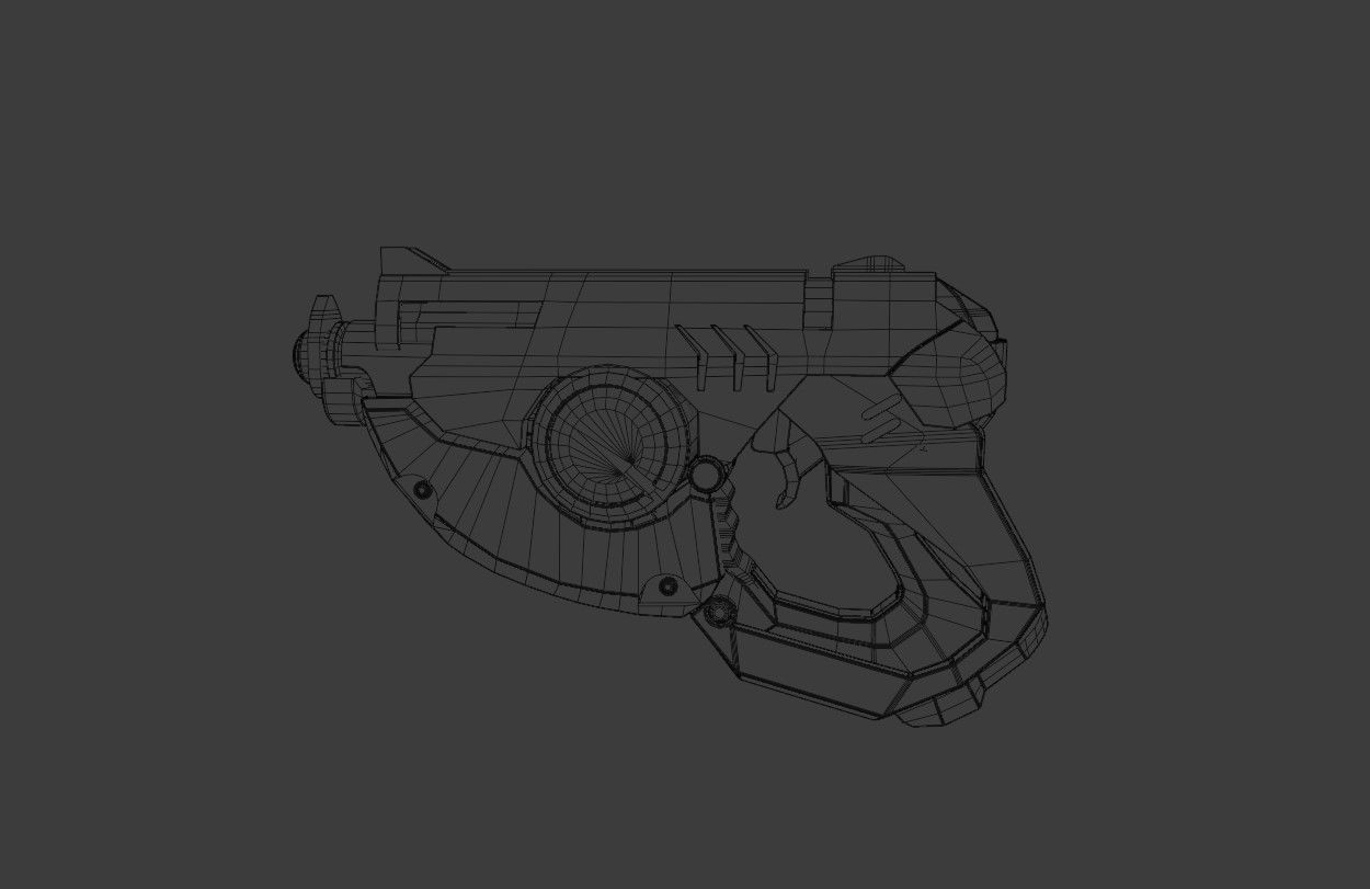 Tracer Gun Concept 3D model | CGTrader