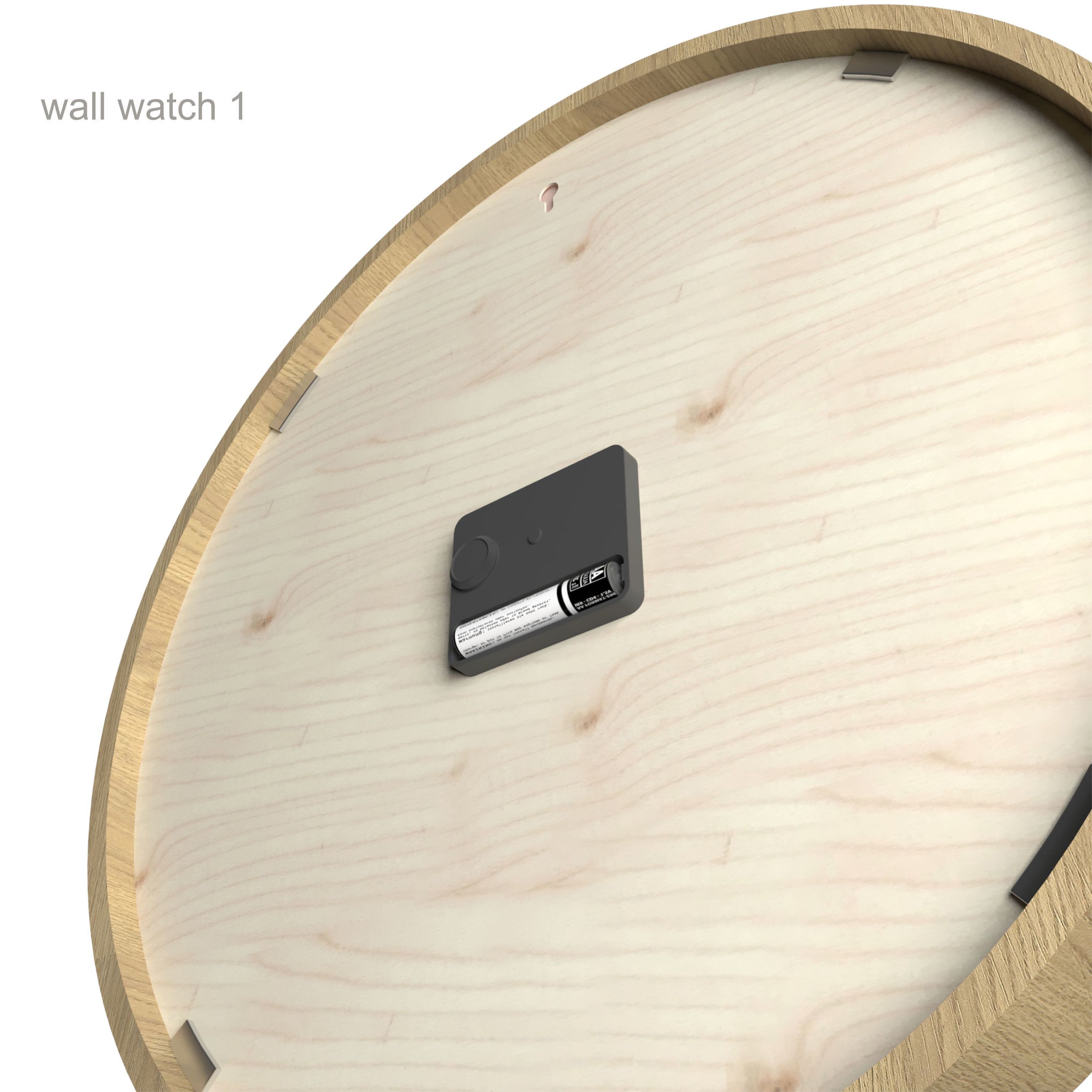wall watch 1 3D model | CGTrader
