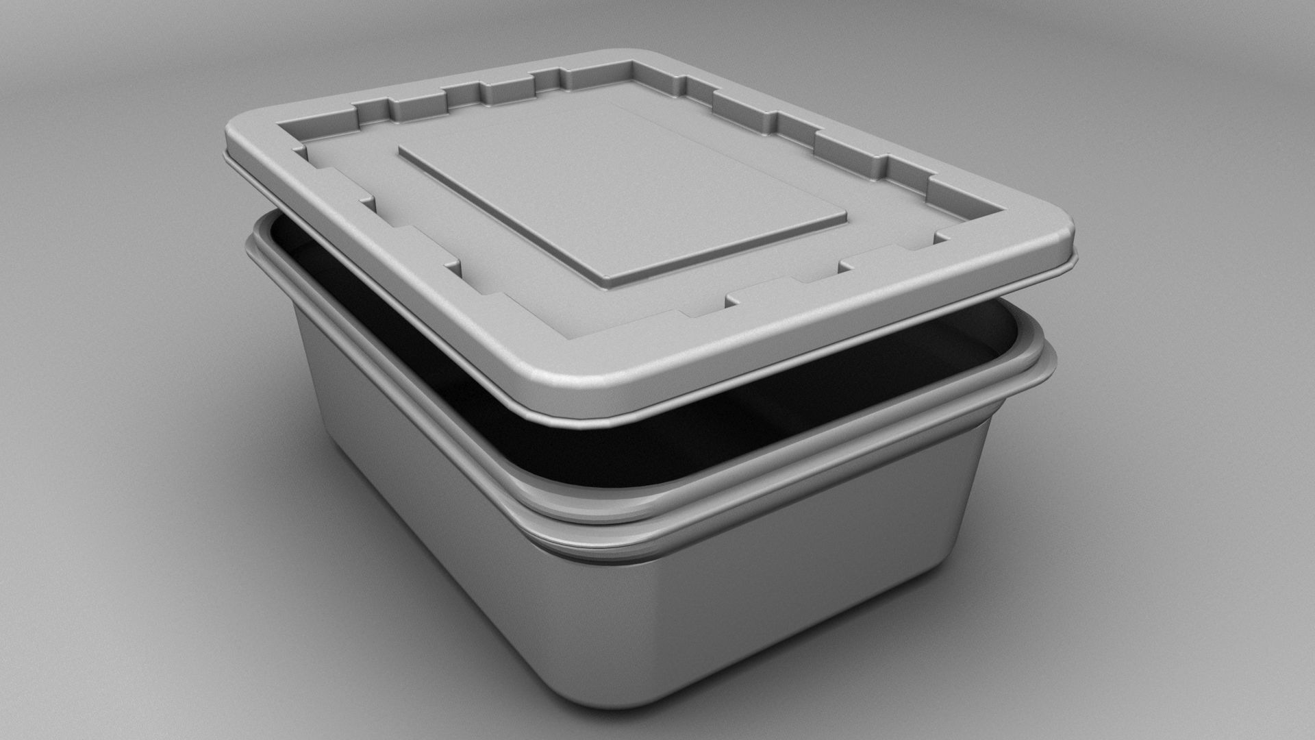 Tiffin box 3D model | CGTrader