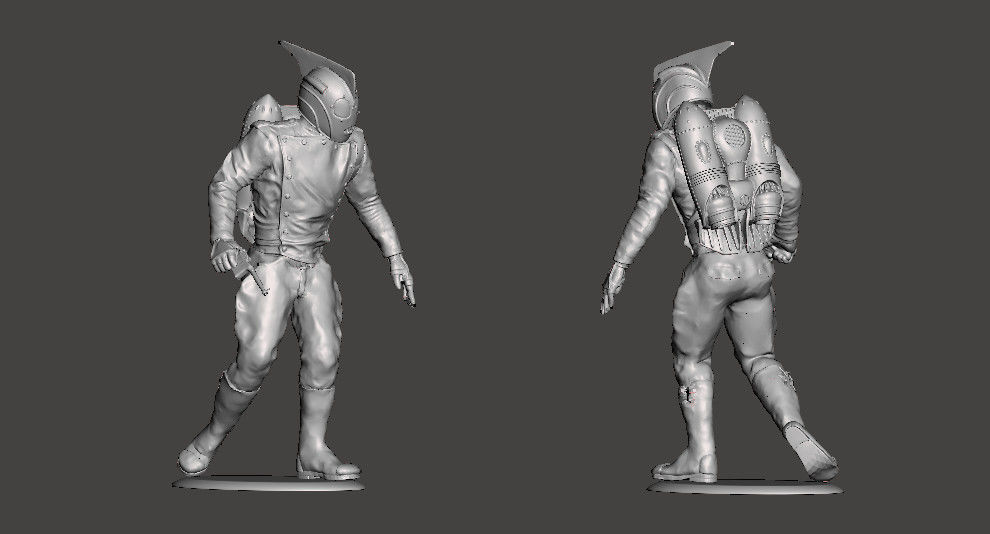 2x THE ROCKETEER toy soldiers 3D model 3D printable | CGTrader