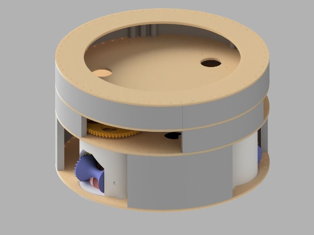 synchro robot drive free 3D model 3D printable | CGTrader