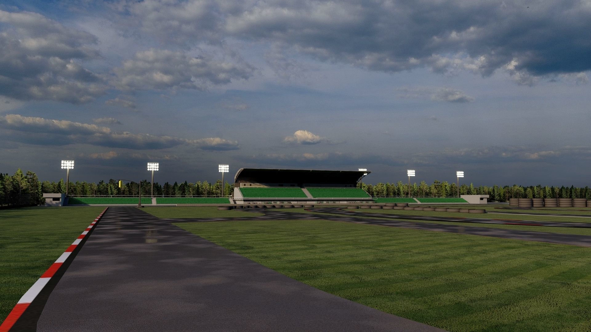 3D model Race to Victory - The Ultimate RaceTrack Stadium and Dirt ...