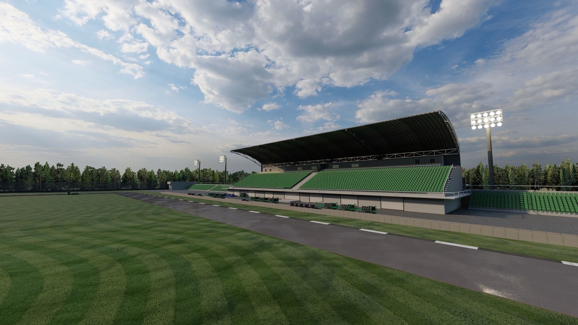 3D model Race to Victory - The Ultimate RaceTrack Stadium and Dirt ...