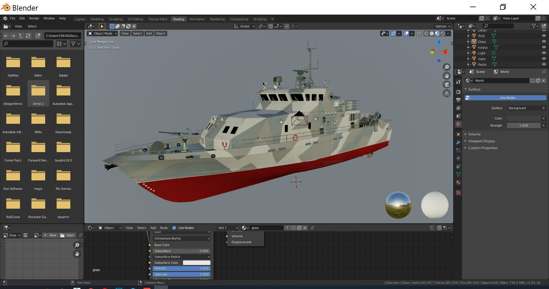 pr 21980 Grachonok-class anti-saboteur ship 3D model | CGTrader