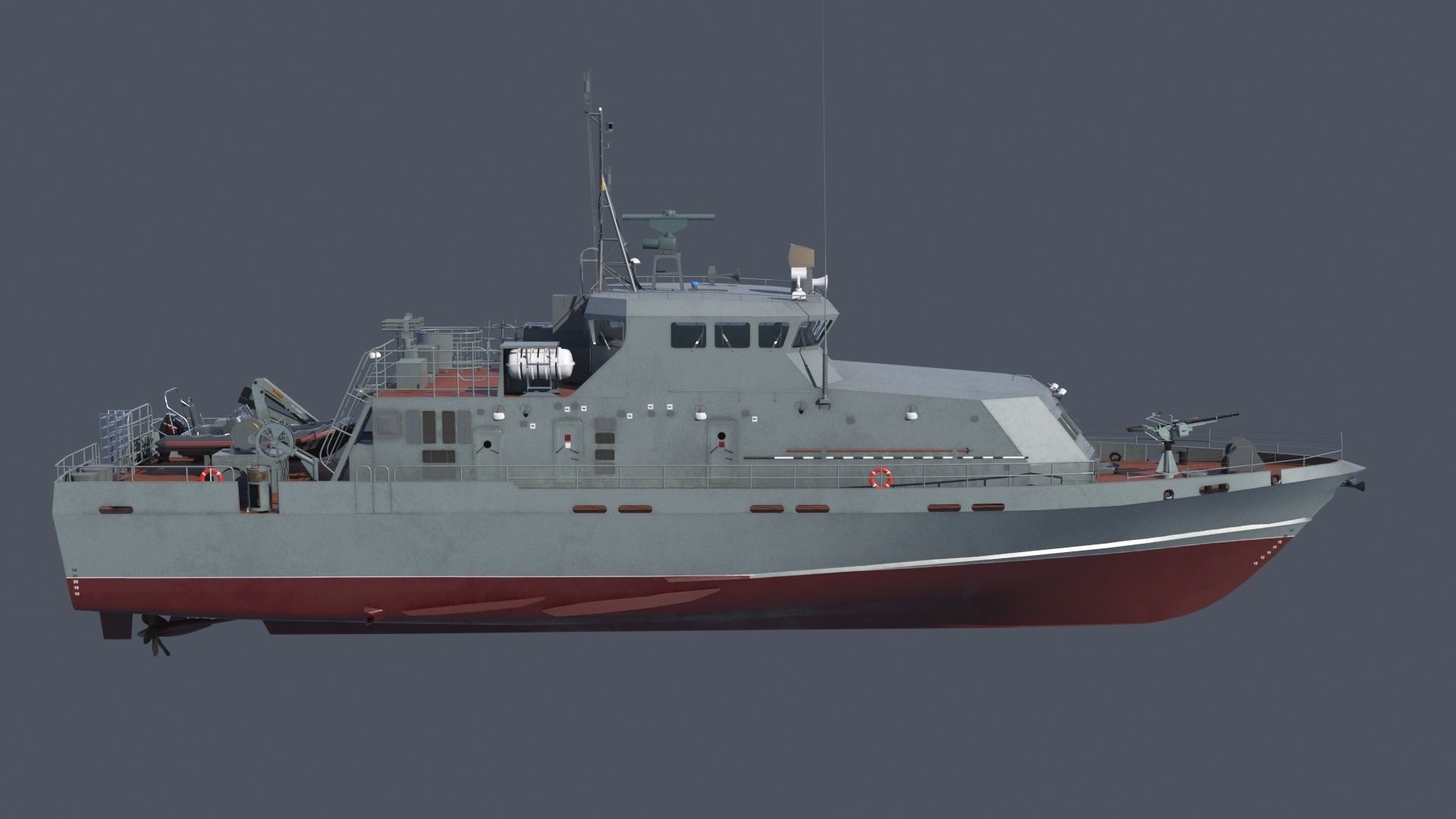 pr 21980 Grachonok-class anti-saboteur ship 3D model | CGTrader
