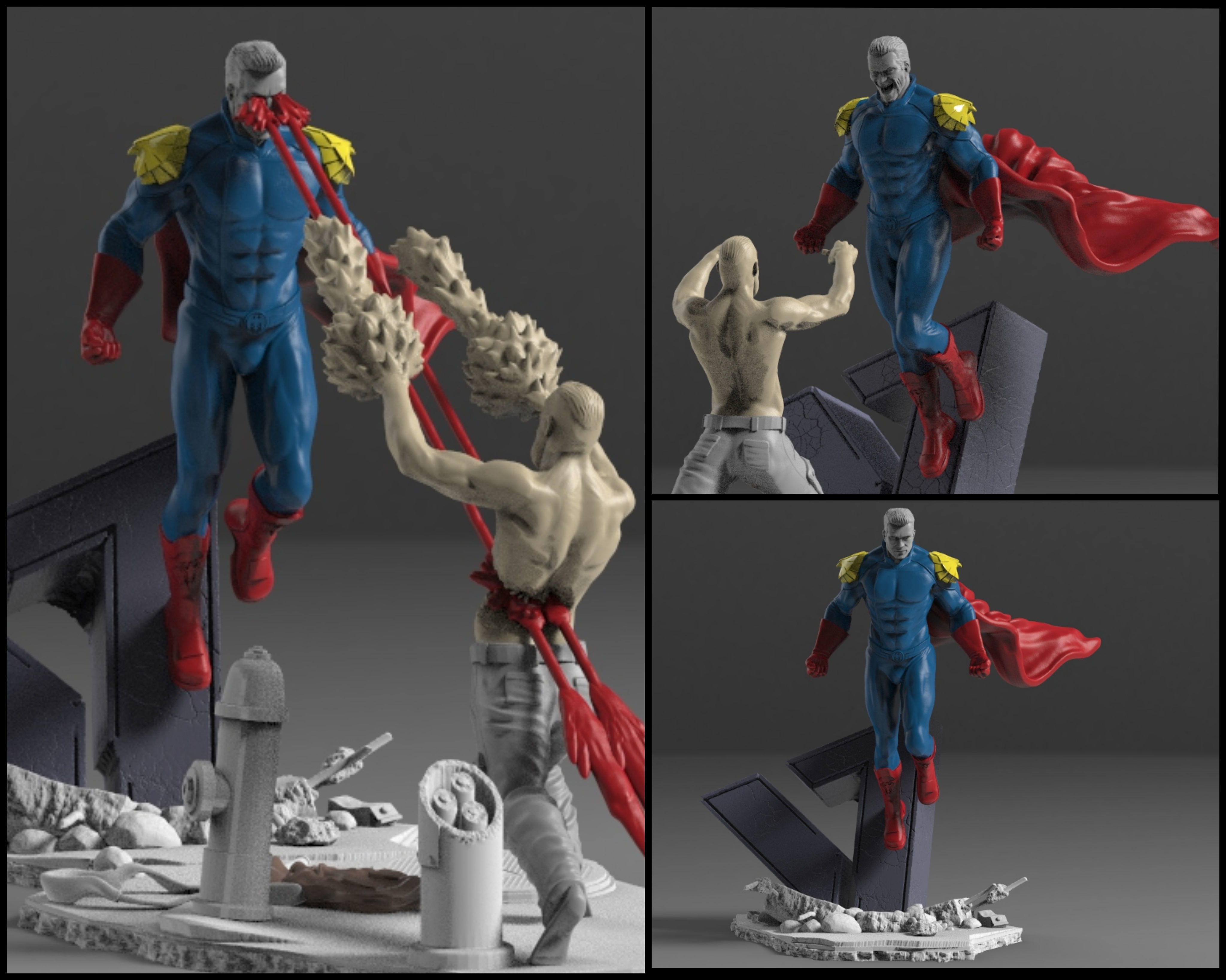 HOMELANDER MINIATURE - STL - 3D model 3D printable | CGTrader