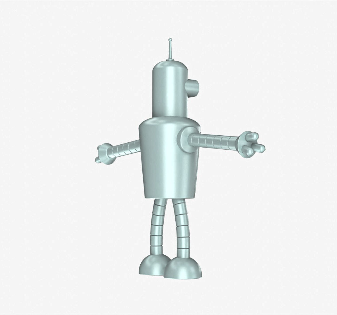 Bender Bending Rodriguez - Rigged 3D model rigged | CGTrader