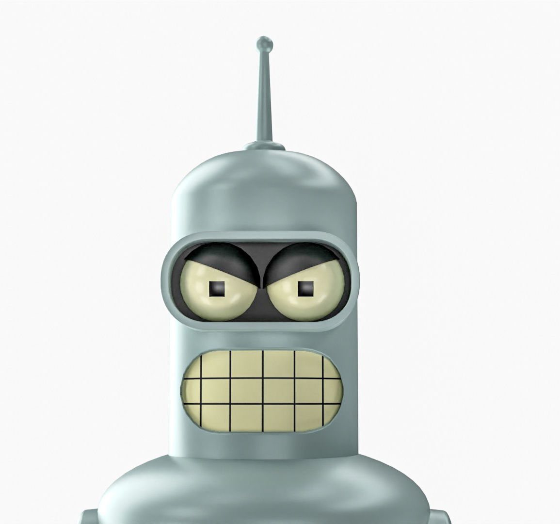 Bender Bending Rodriguez - Rigged 3D model rigged | CGTrader