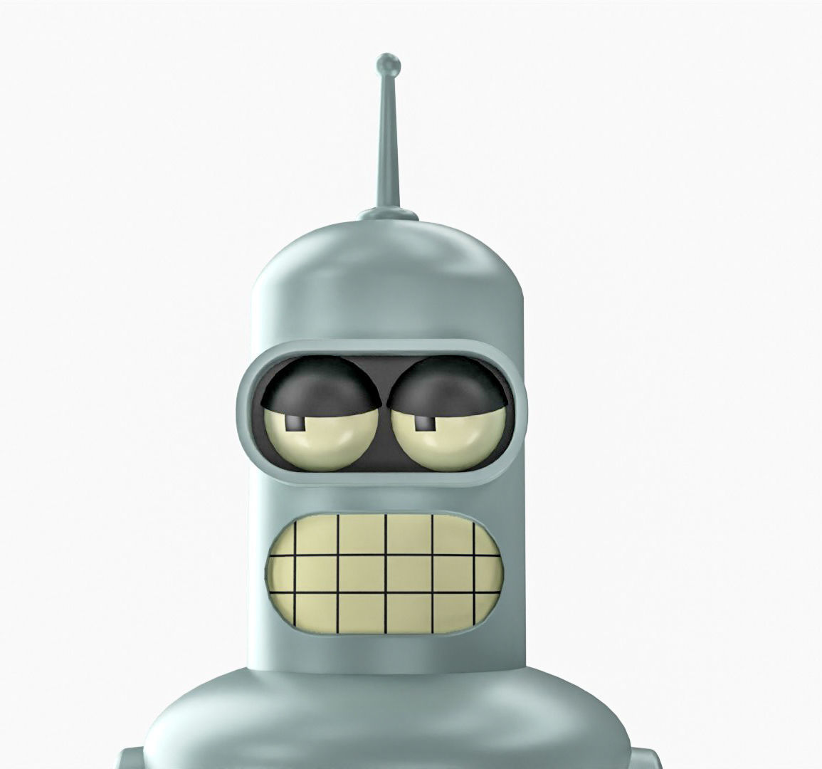 Bender Bending Rodriguez - Rigged 3D model rigged | CGTrader