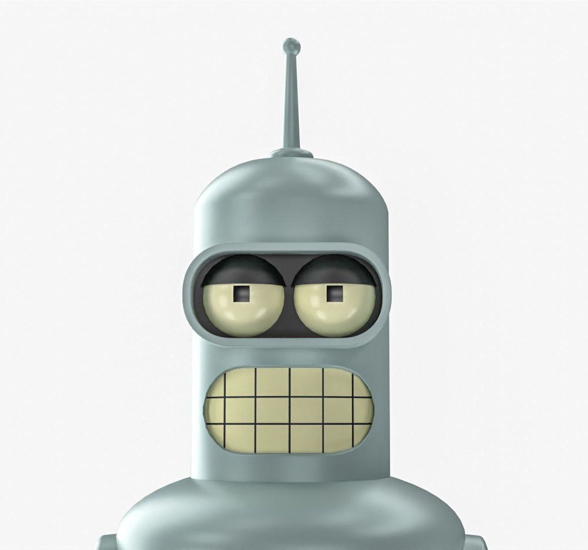 Bender Bending Rodriguez - Rigged 3D model rigged | CGTrader