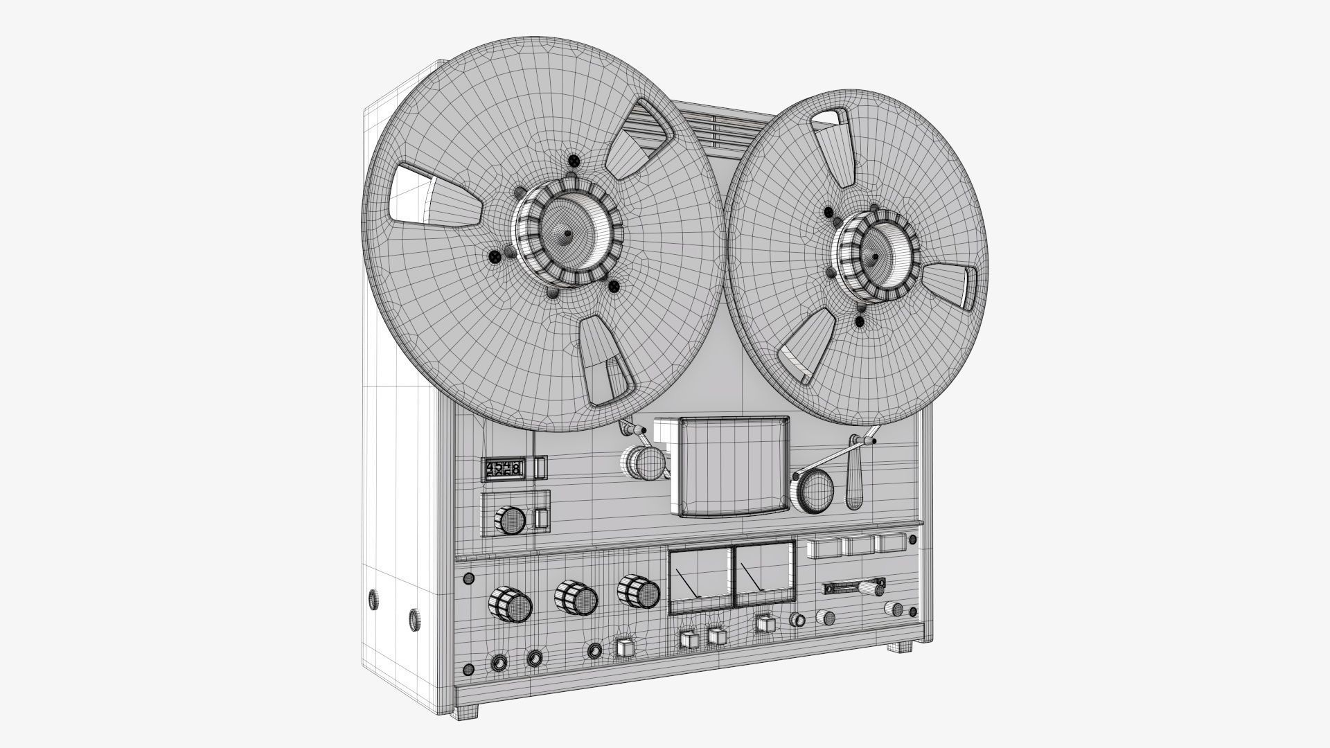 Audio tape recorder 3D model | CGTrader