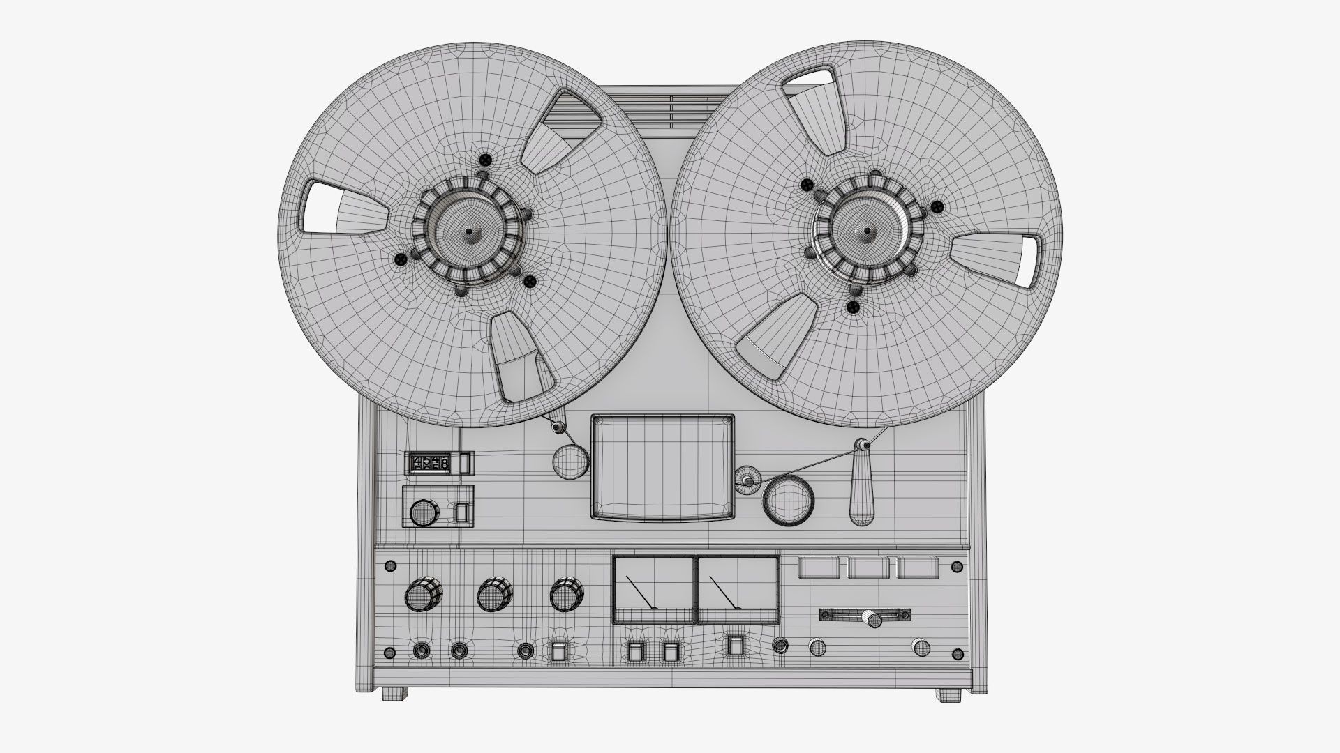 Audio tape recorder 3D model | CGTrader