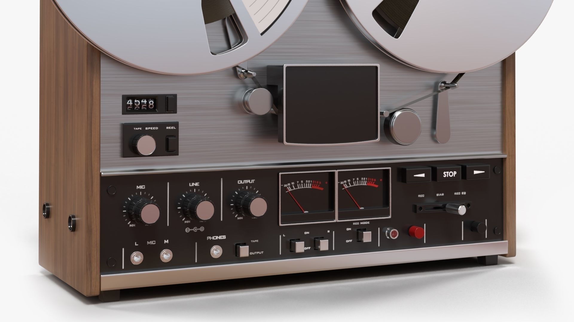 Audio tape recorder 3D model | CGTrader