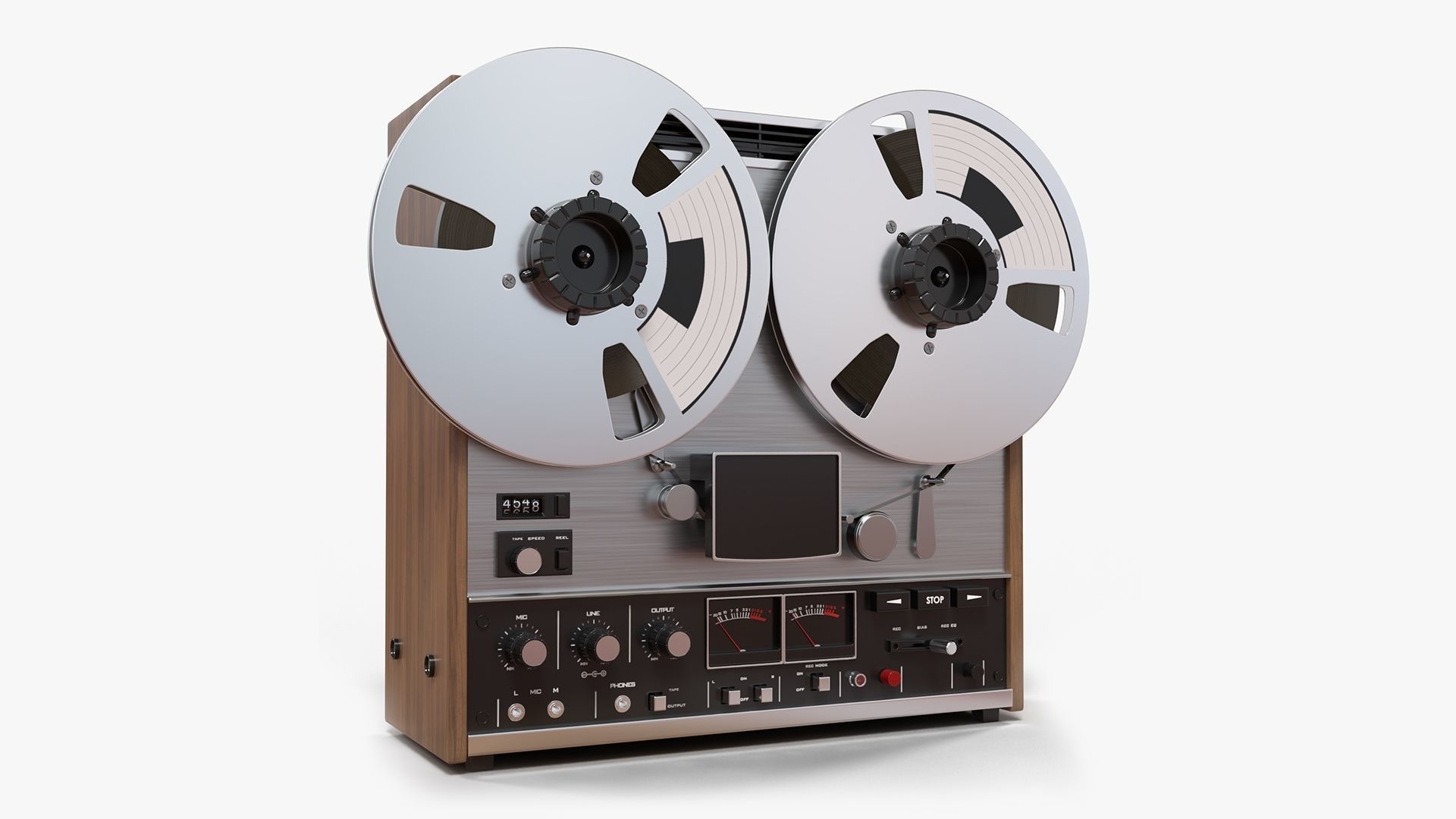 Audio tape recorder 3D model | CGTrader