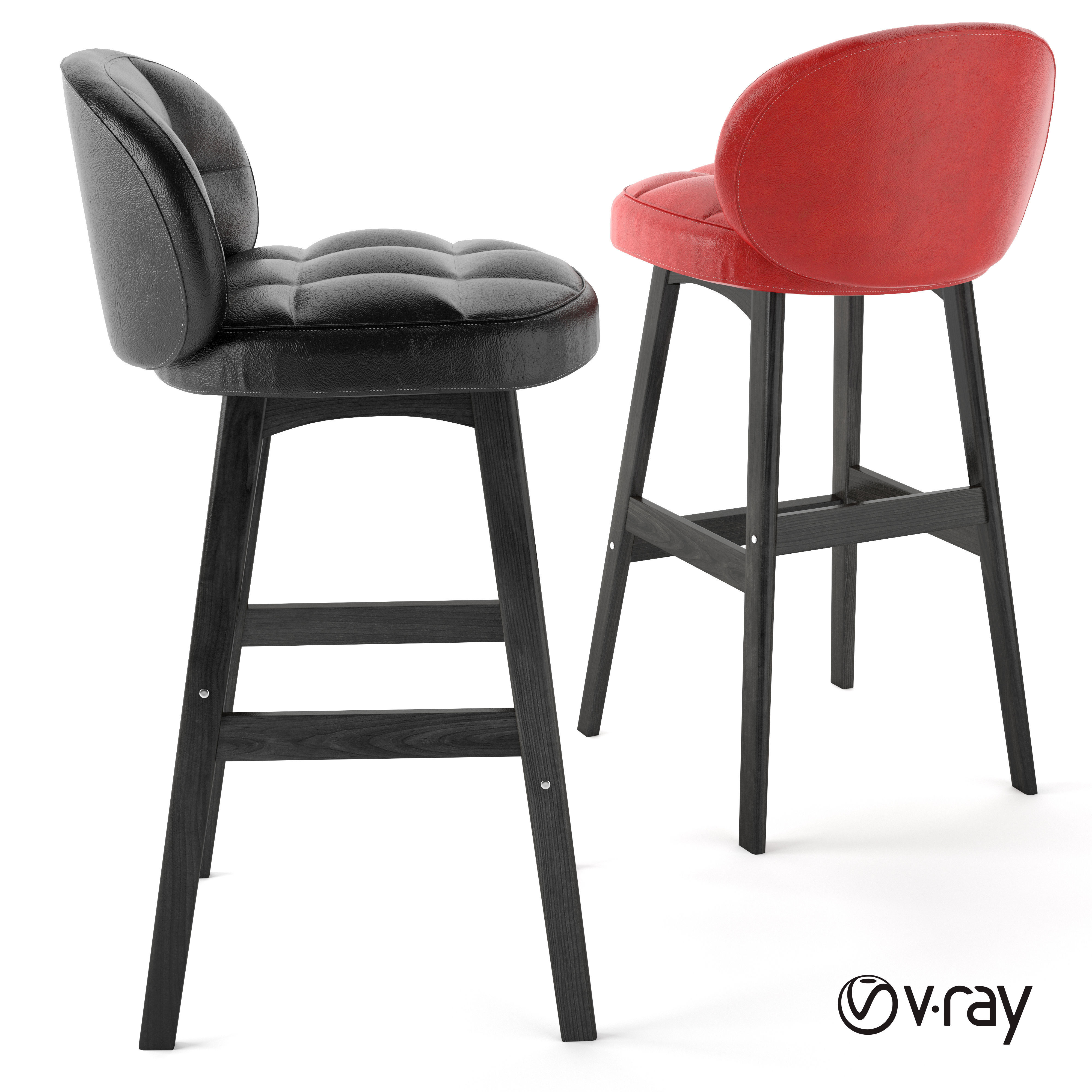 Stool Bar SKILLIST 3D model | CGTrader