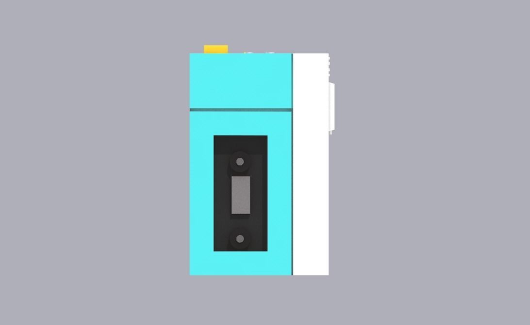 3D model Sony Walkman 3d simple lowpoly model VR / AR / low-poly | CGTrader