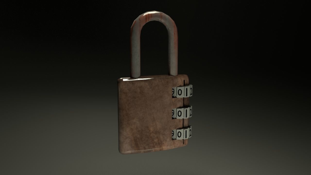 3D model Padlock Unity FBX 3D Model VR / AR / low-poly | CGTrader