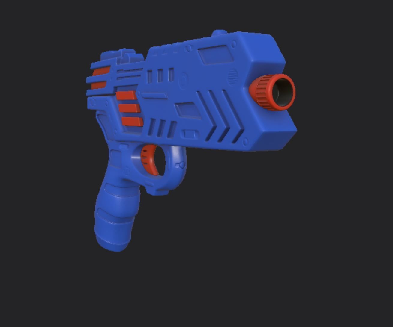 sci fi toy gun star wars cyber punk 3D model | CGTrader