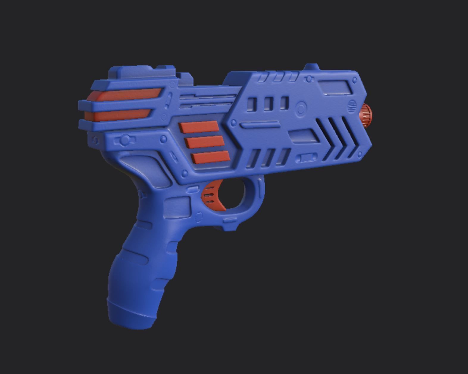 sci fi toy gun star wars cyber punk 3D model | CGTrader