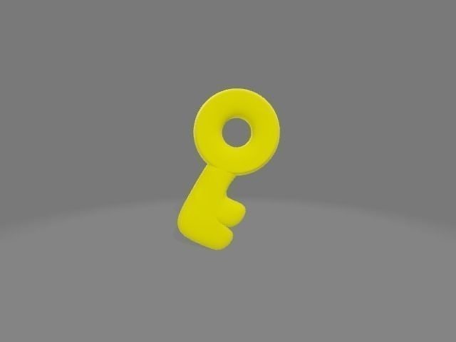 Game Key free VR / AR / low-poly 3D model | CGTrader