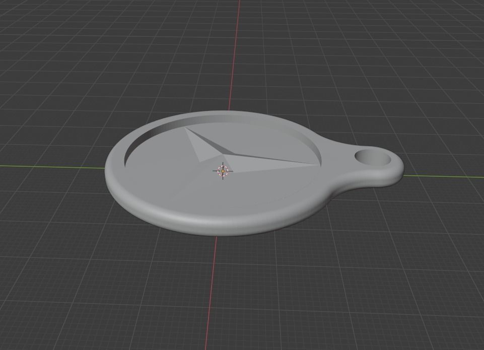 Mercedes keyring 3D model 3D printable | CGTrader