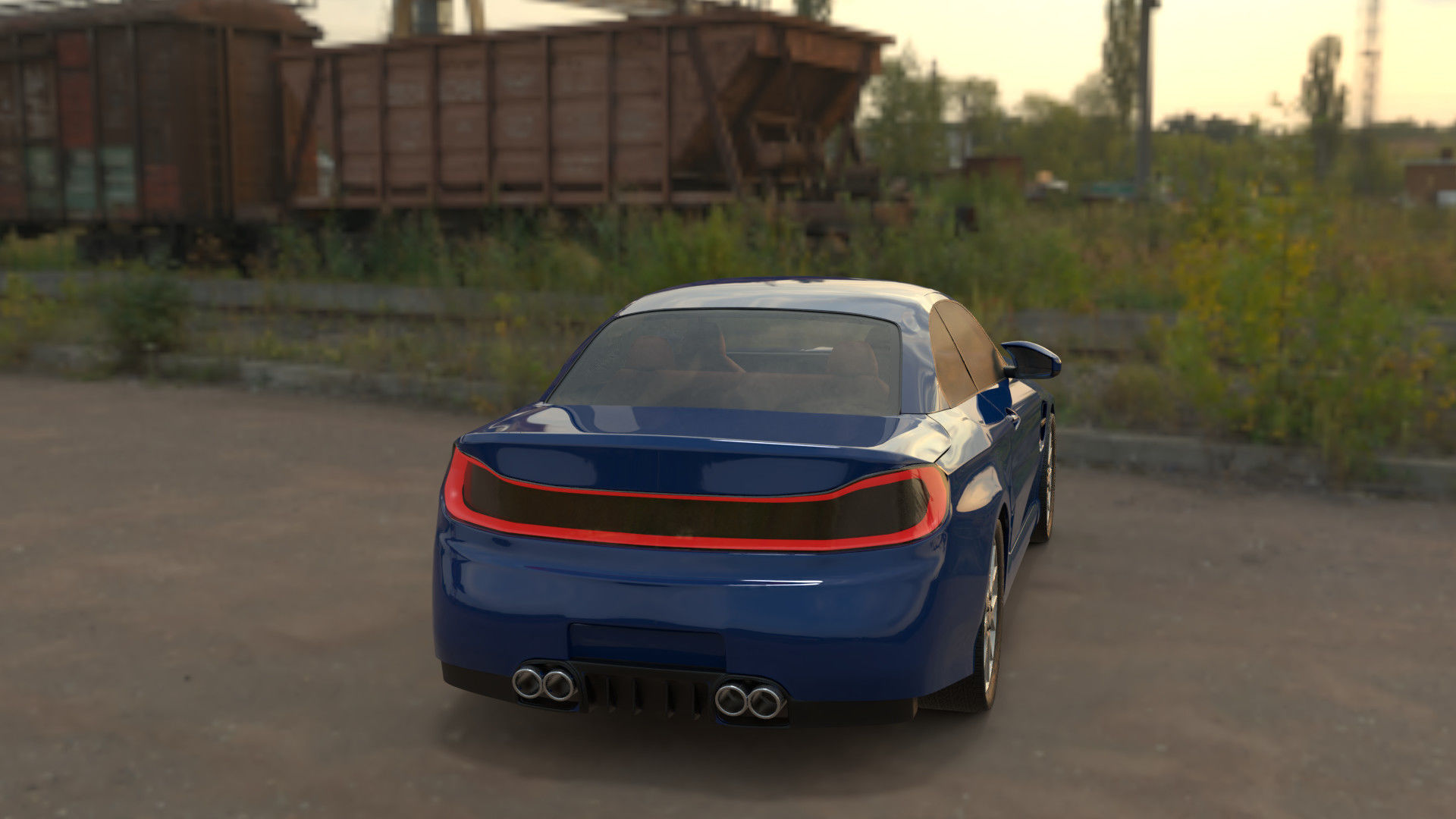 concept car free 3D model | CGTrader