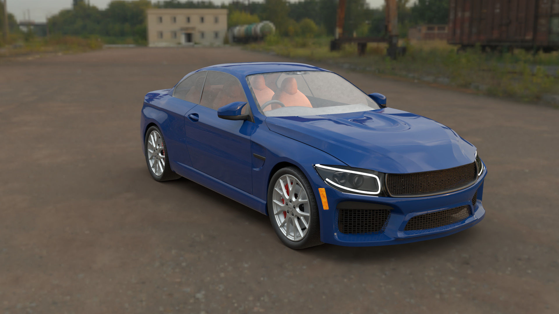 concept car free 3D model | CGTrader