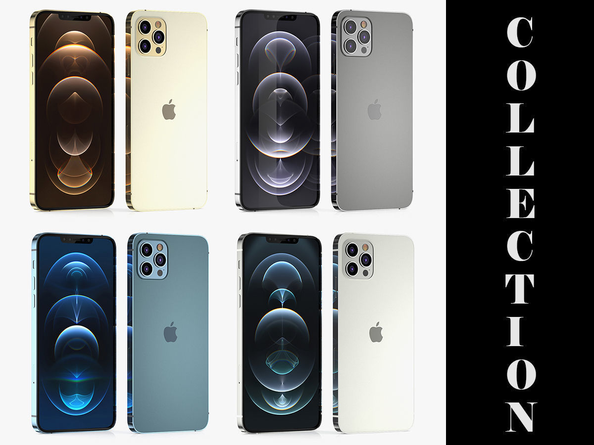 Apple iPhone 12 Pro Max All Colors 3D model | CGTrader