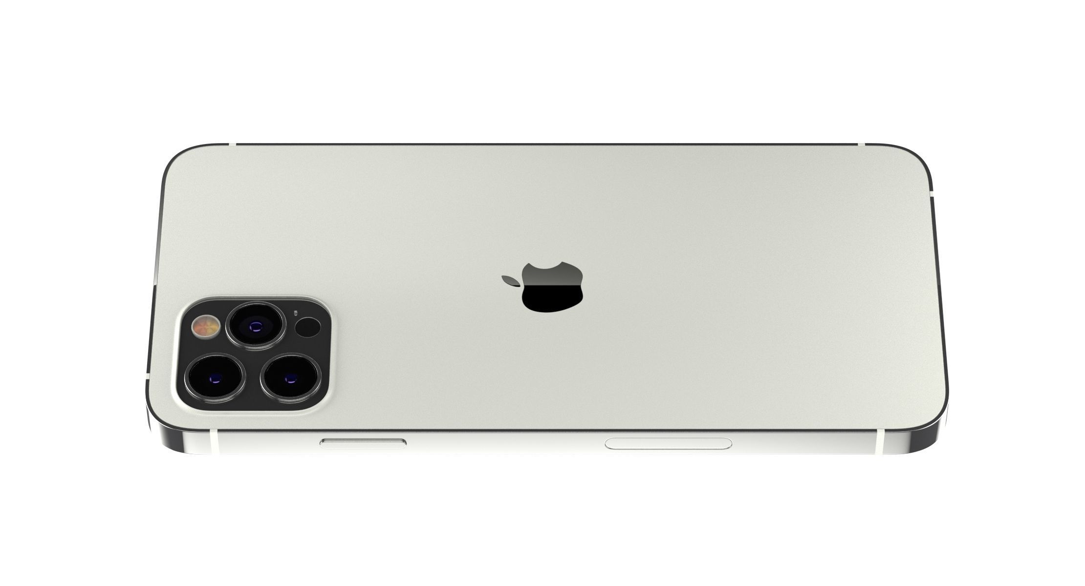 Apple iPhone 12 Pro Max Silver 3D model | CGTrader