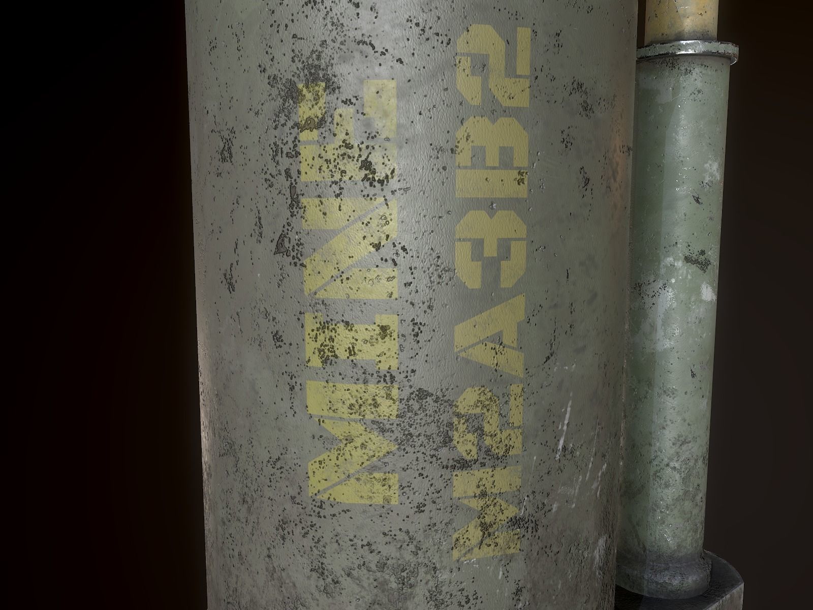 3D model M2 mine USA WW2 PBR Grenade VR / AR / low-poly | CGTrader