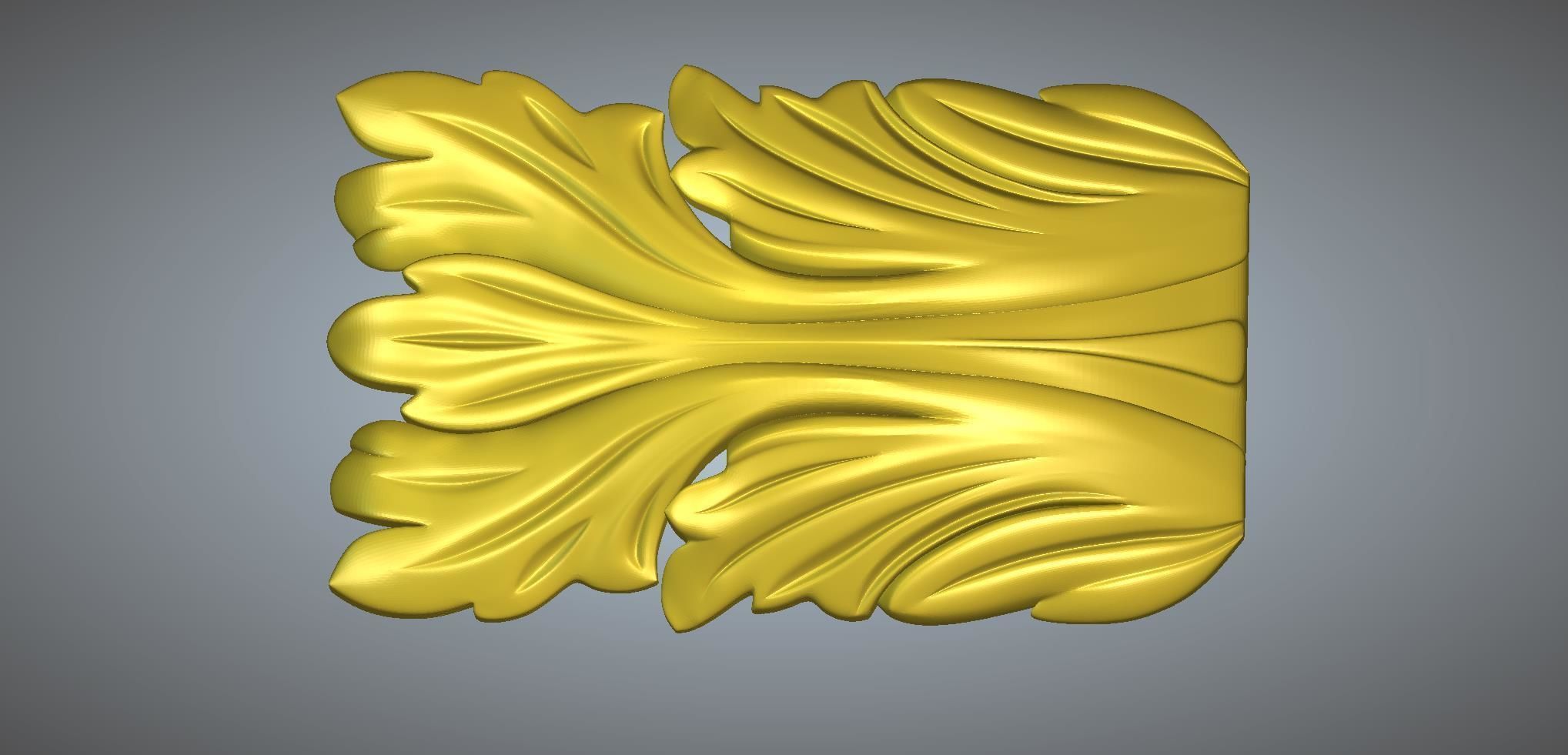 STL 3d model MOLDING golden angel wing free 3D model | CGTrader