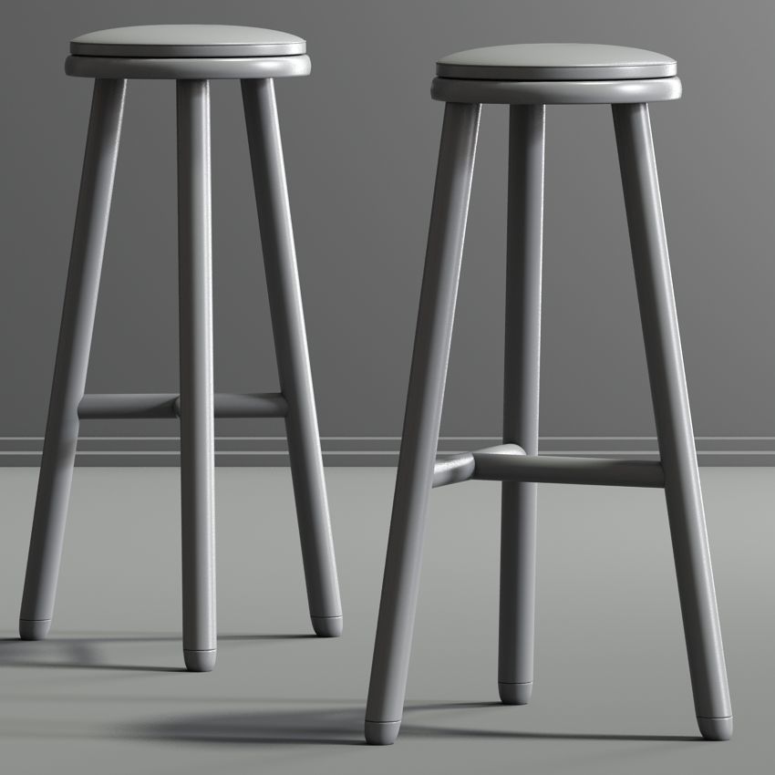 Bold bar stool 3D model | CGTrader