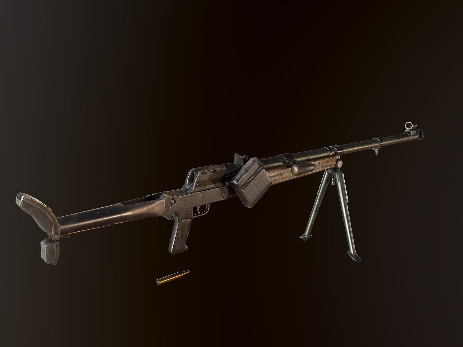 3D model PzB-39 German ww2 anti-tank rifle pbr VR / AR / low-poly ...