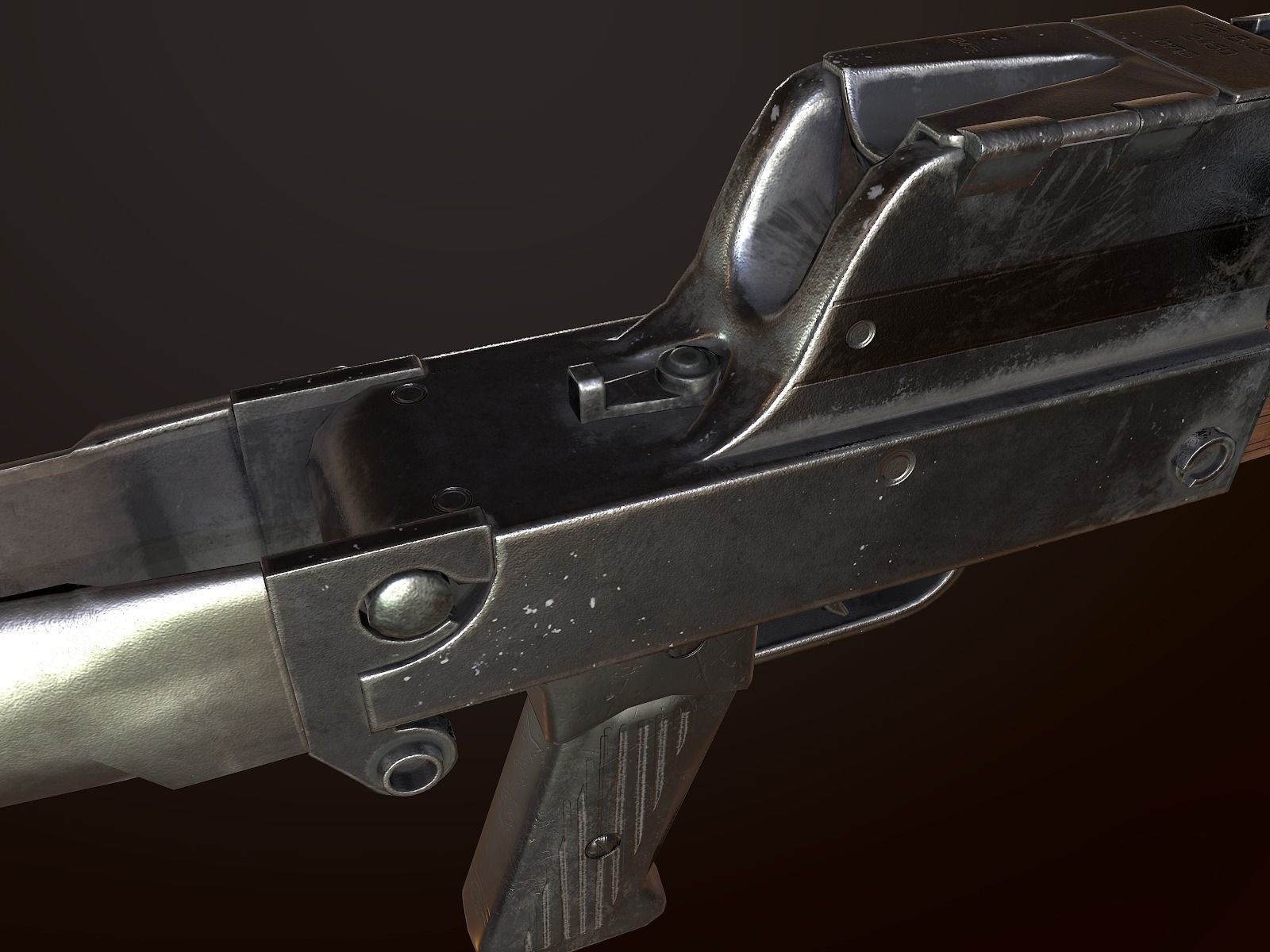 3D model PzB-39 German ww2 anti-tank rifle pbr VR / AR / low-poly ...