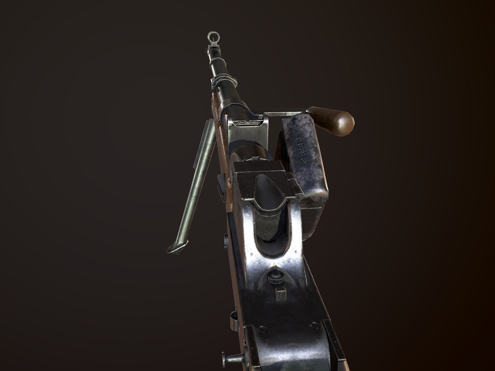 3D model PzB-39 German ww2 anti-tank rifle pbr VR / AR / low-poly ...