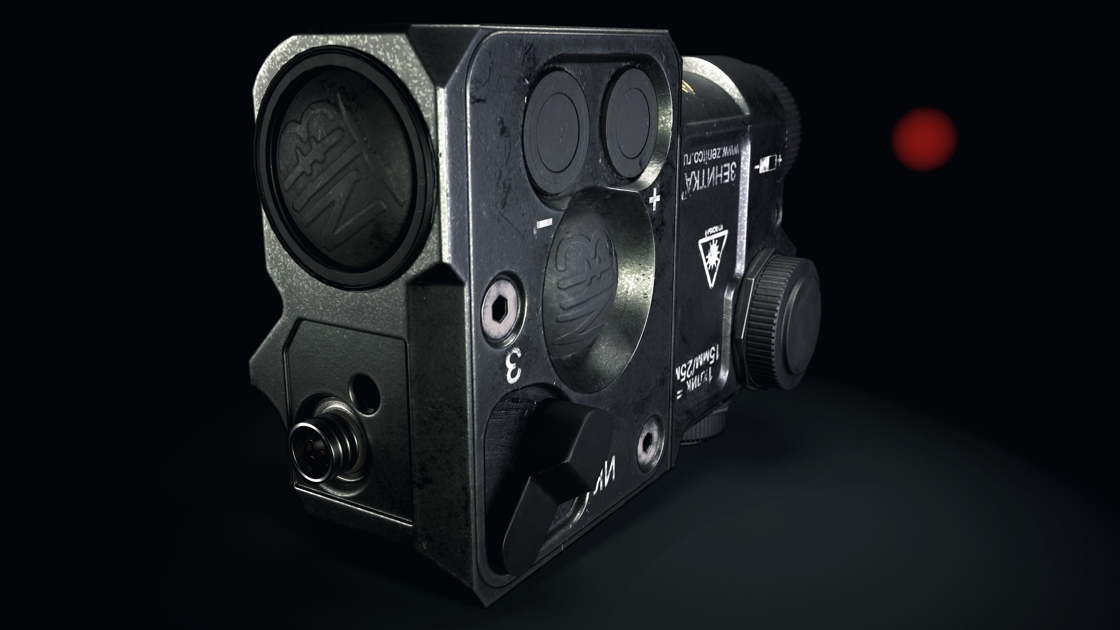 3D model ZenitCo Perst 4 gen 2 dual red visible VR / AR / low-poly ...