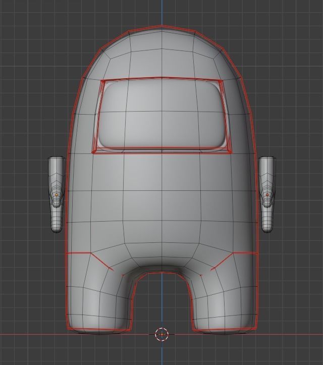 fully rigged RED Among us Character 3D model animated rigged | CGTrader