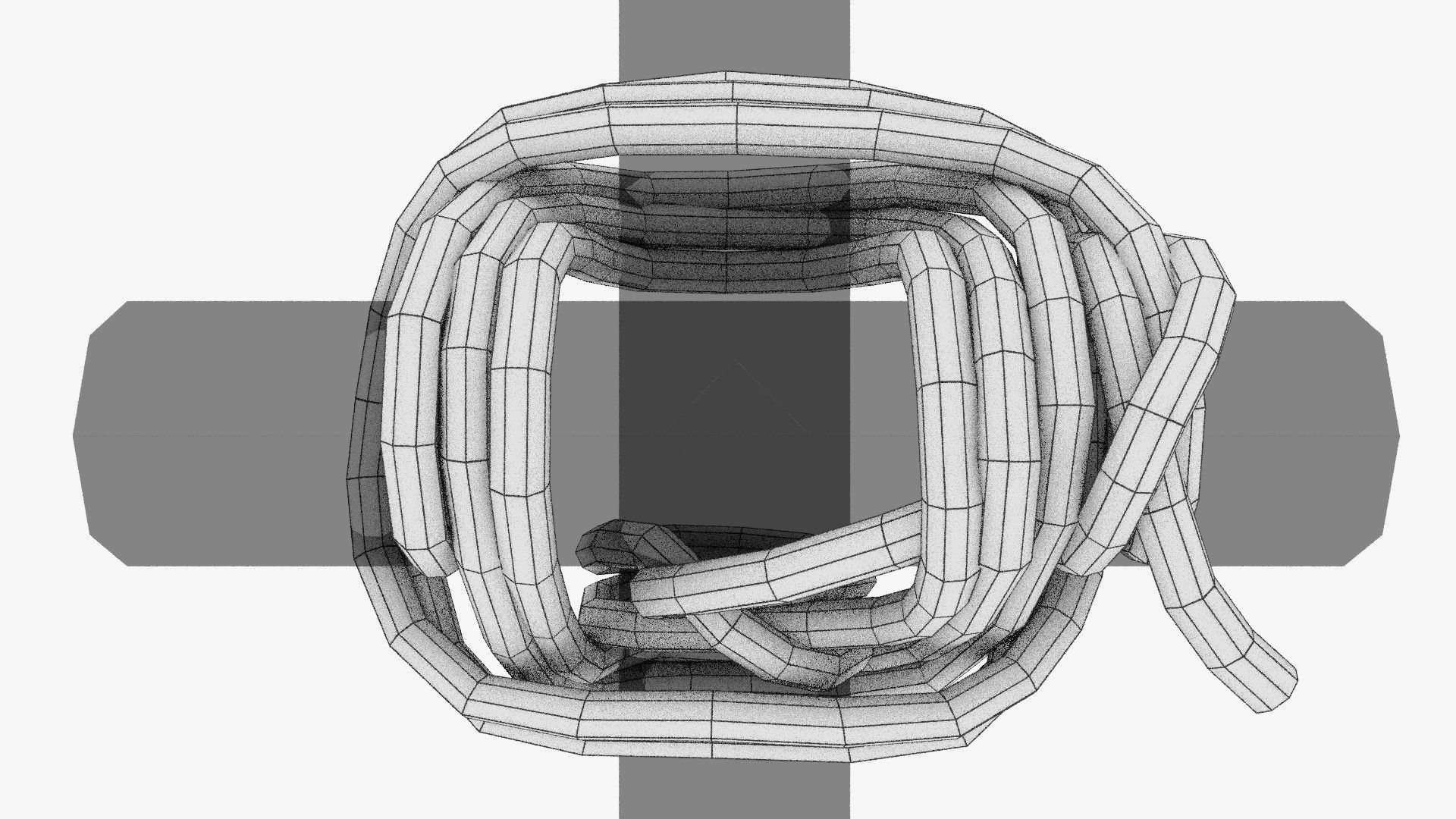 3D model square lashing knot VR / AR / low-poly | CGTrader