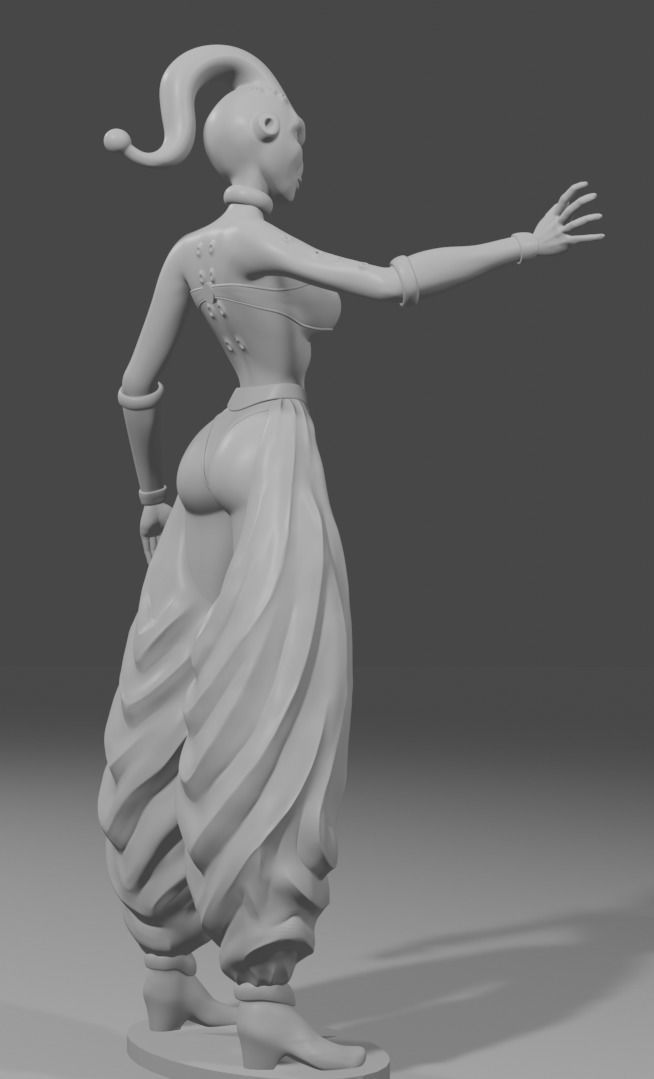 Female Majin Buu 3D model | CGTrader